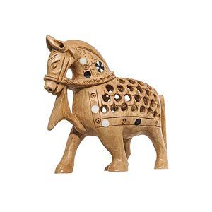 ToyArina | Accents | Handcrafted Wooden Horse Jali Design 4 Inch | Poshmark